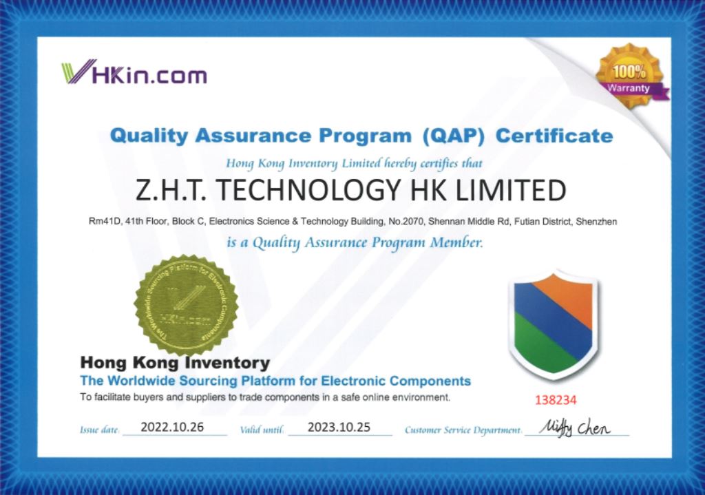 Z.H.T TECHNOLOGY HK LIMITED - Company Profile